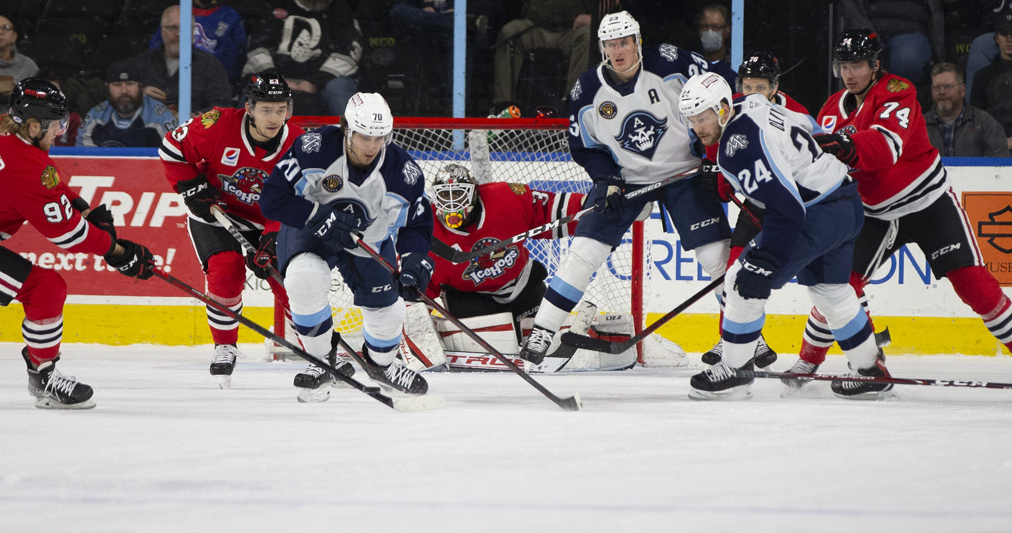 Admirals Frozen by IceHogs - Milwaukee Admirals