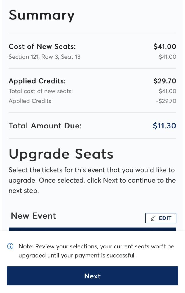 Admirals Account Manager Step By Step: How to Upgrade Tickets ...